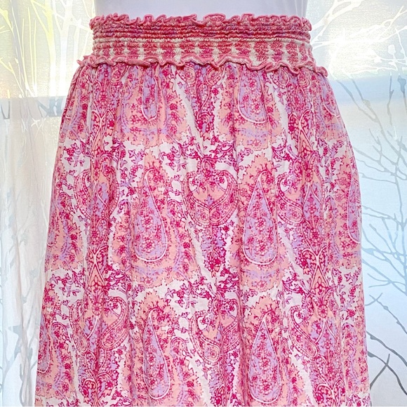 LoveShackFancy | Skirts | Loveshackfancy Love Shack Fancy Pink White ...